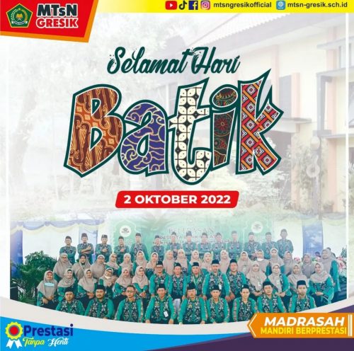 Selamat Hari Batik Nasional – MTsN Gresik
